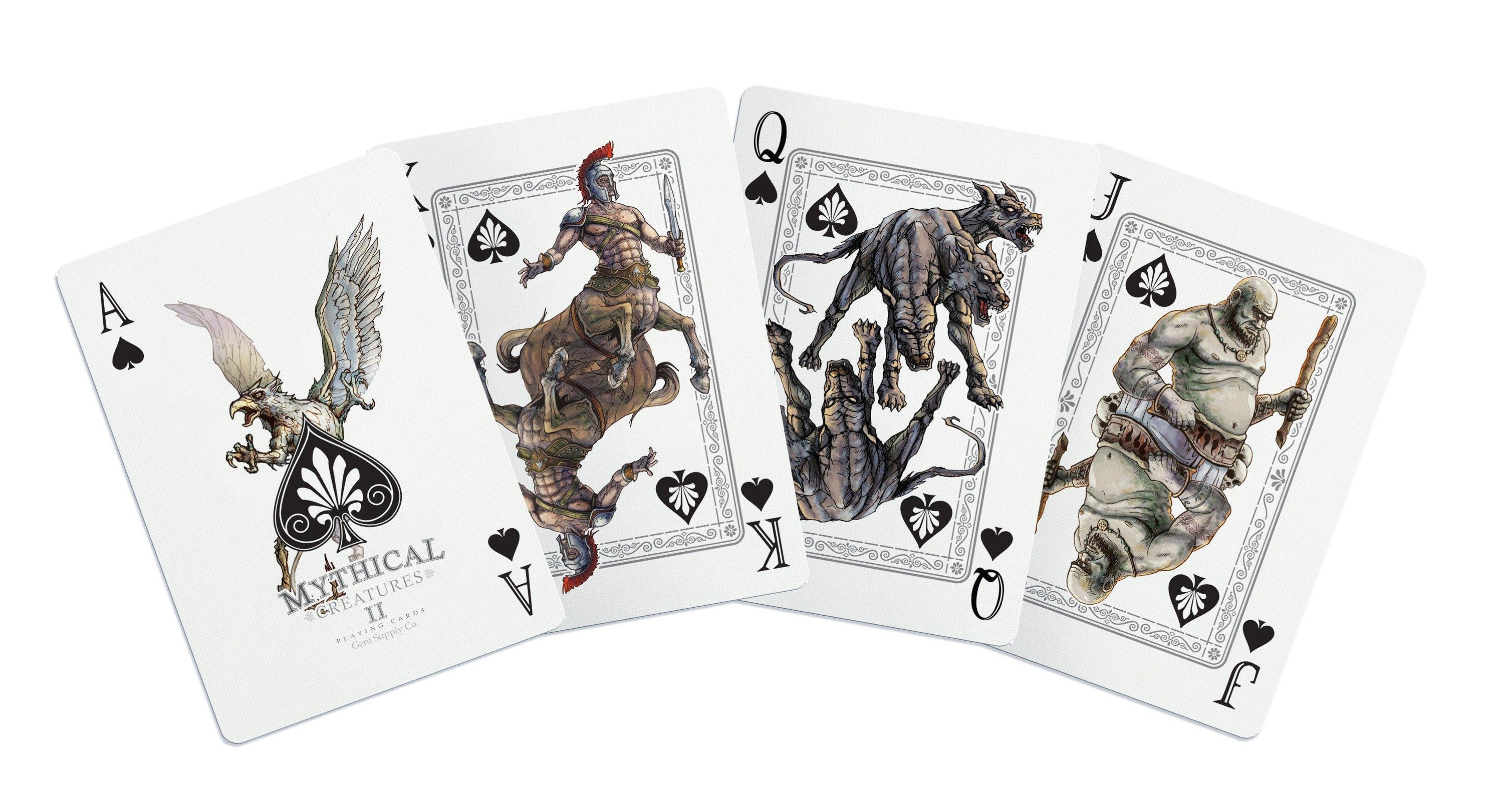 Bicycle Mythical Creatures II Playing Cards - Gent Supply Co.