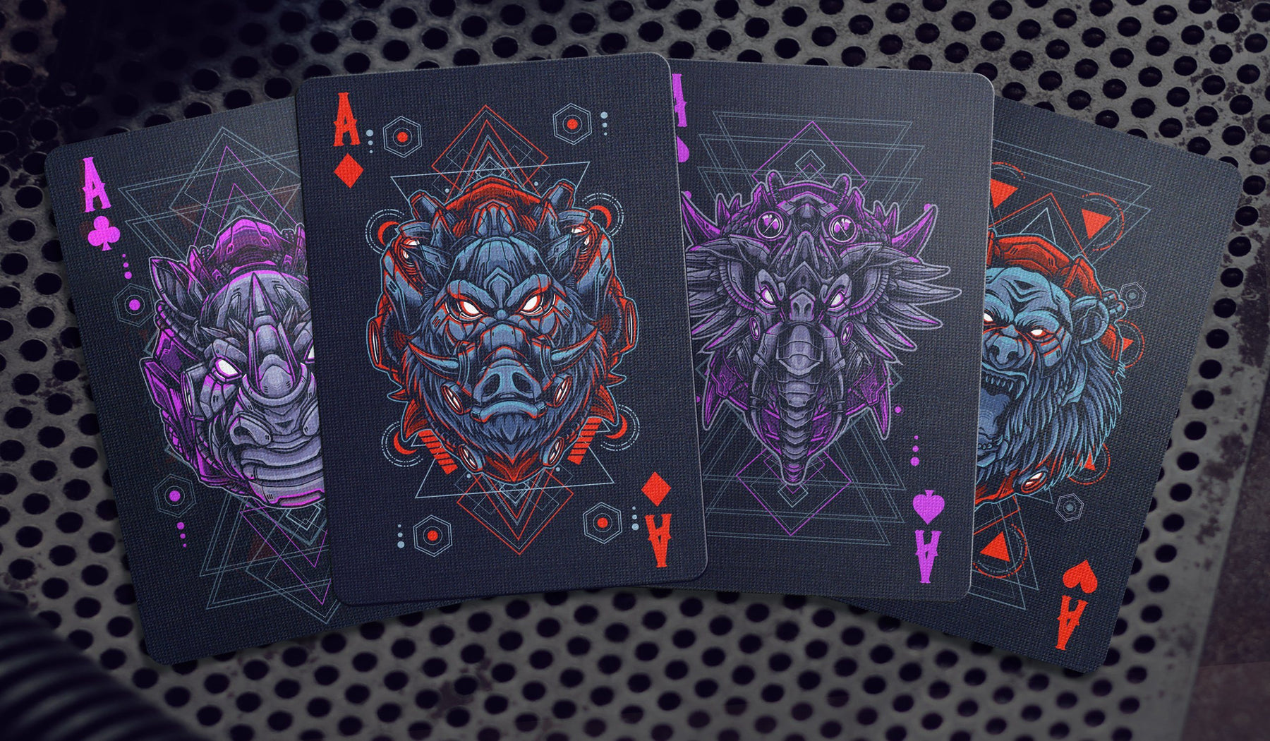 Mecha Beasts Playing Cards - Gent Supply Co.