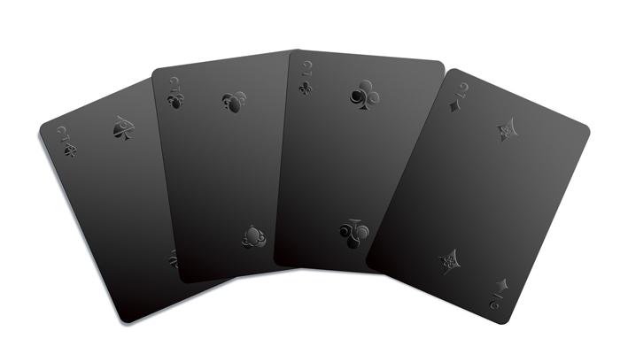 Black Playing Cards - Gent Supply Co.